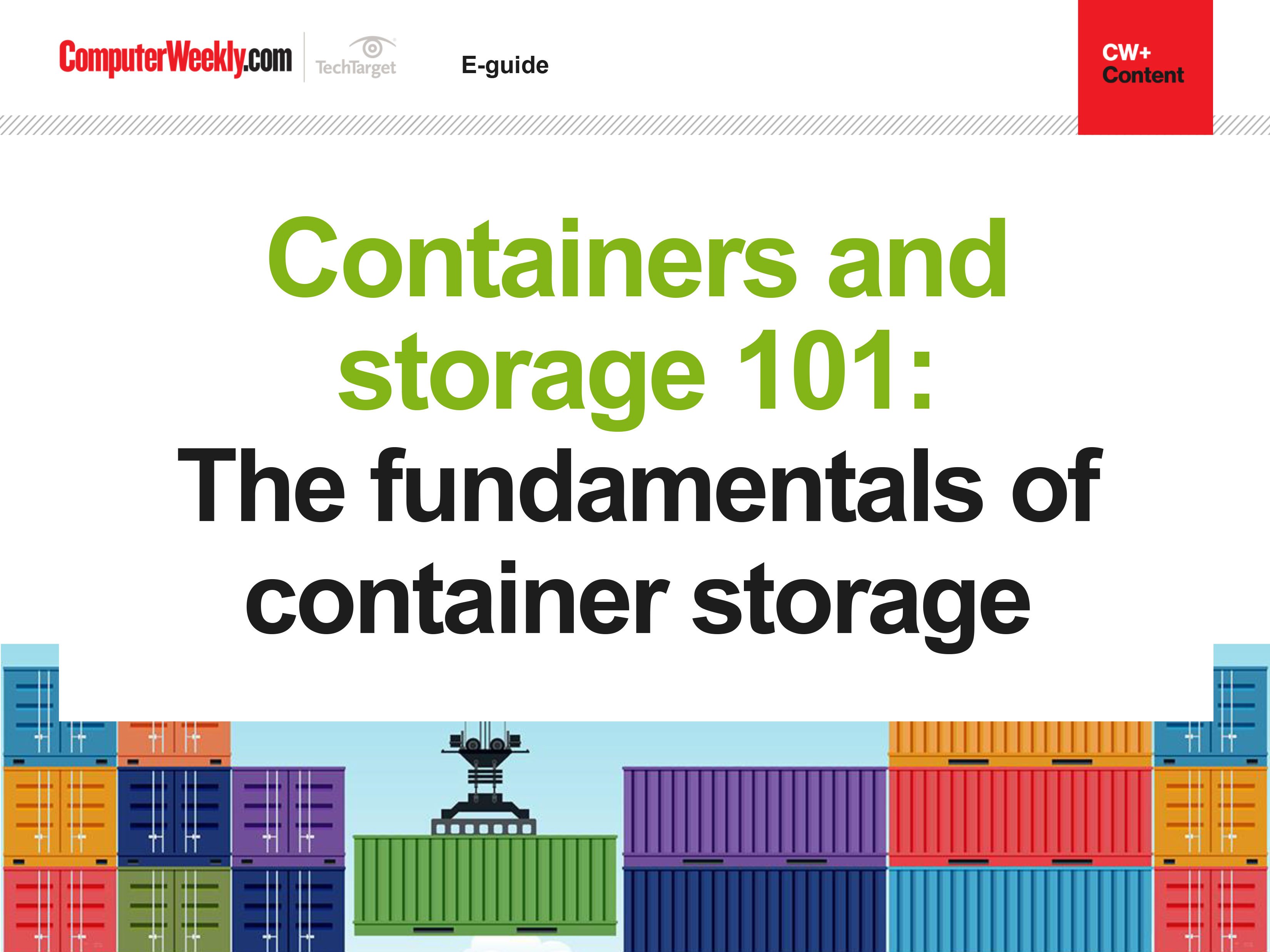 Containers and storage 101: The fundamentals of container storage ...