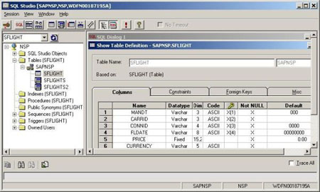 ABAP for newbies: MaxDB: Database Manager and SQL Studio