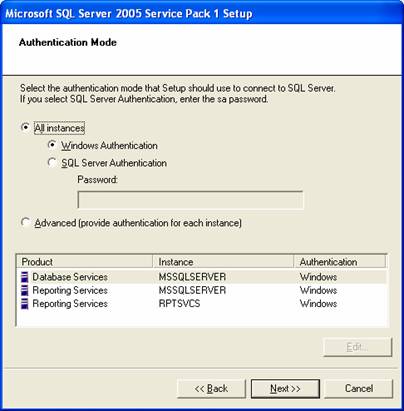 Install SQL Server Service Pack 1