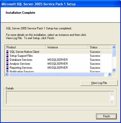 Install SQL Server Service Pack 1