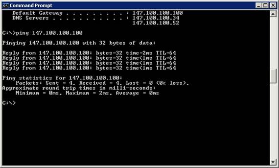 Test your TCP/IP protocol stack to troubleshoot network connectivity
