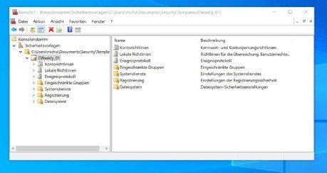 Windows-Security: Sicherheitsvorlagen richtig einsetzen