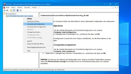 Windows-Security: Sicherheitsvorlagen richtig einsetzen