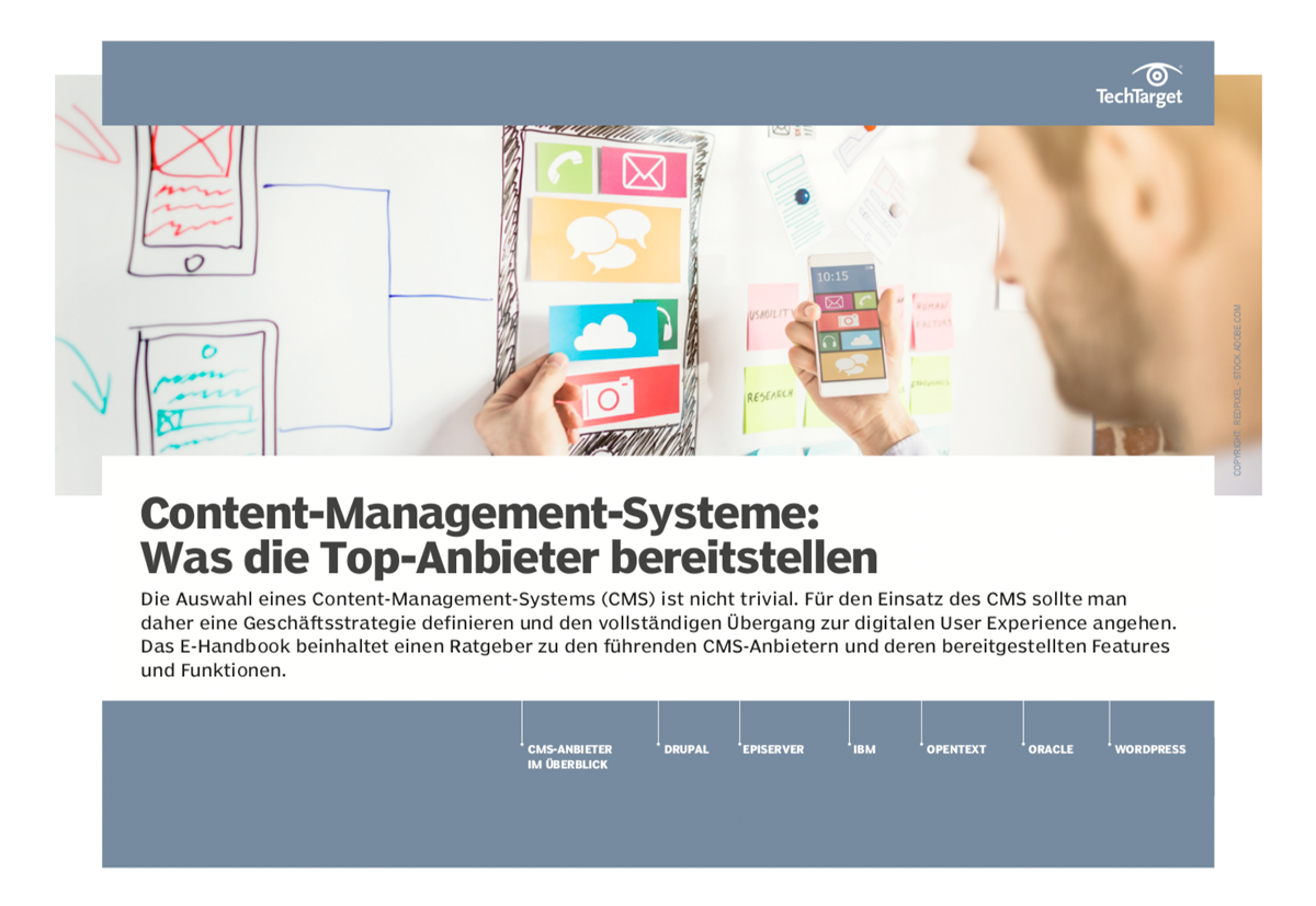 Kostenloses E-Handbook: Content-Management-Systeme (CMS) | Computer Weekly
