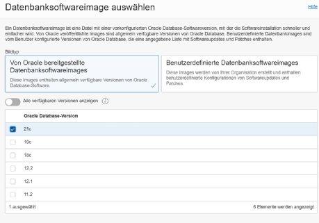 Oracle Database 21c in der Cloud und lokal einsetzen