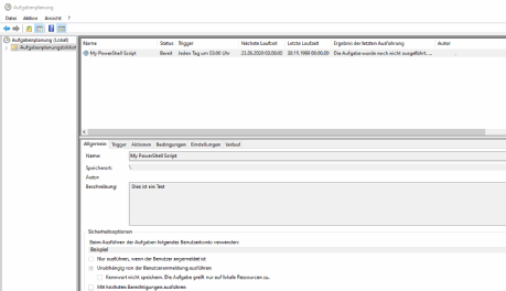 So planen Sie Aufgaben mit PowerShell