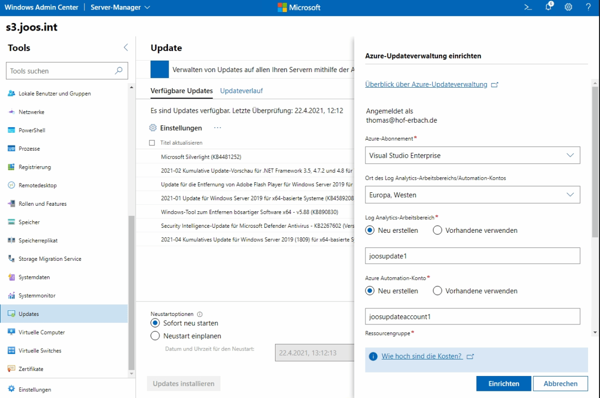 Azure Automation: Windows- und Linux-Server zentral updaten | Computer ...