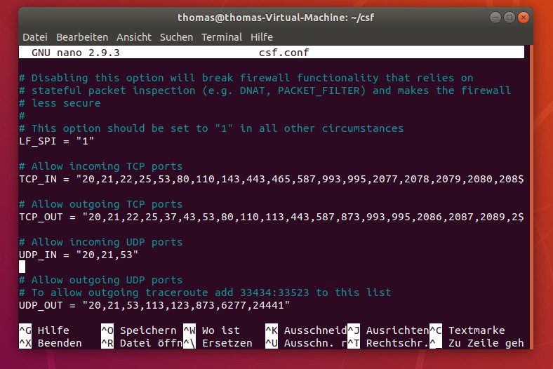 ConfigServer Security & Firewall (CSF) für mehr Sicherheit | Computer ...