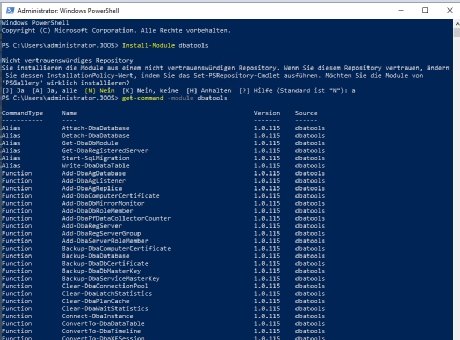 DBATools: Datenbankserver mit der PowerShell steuern