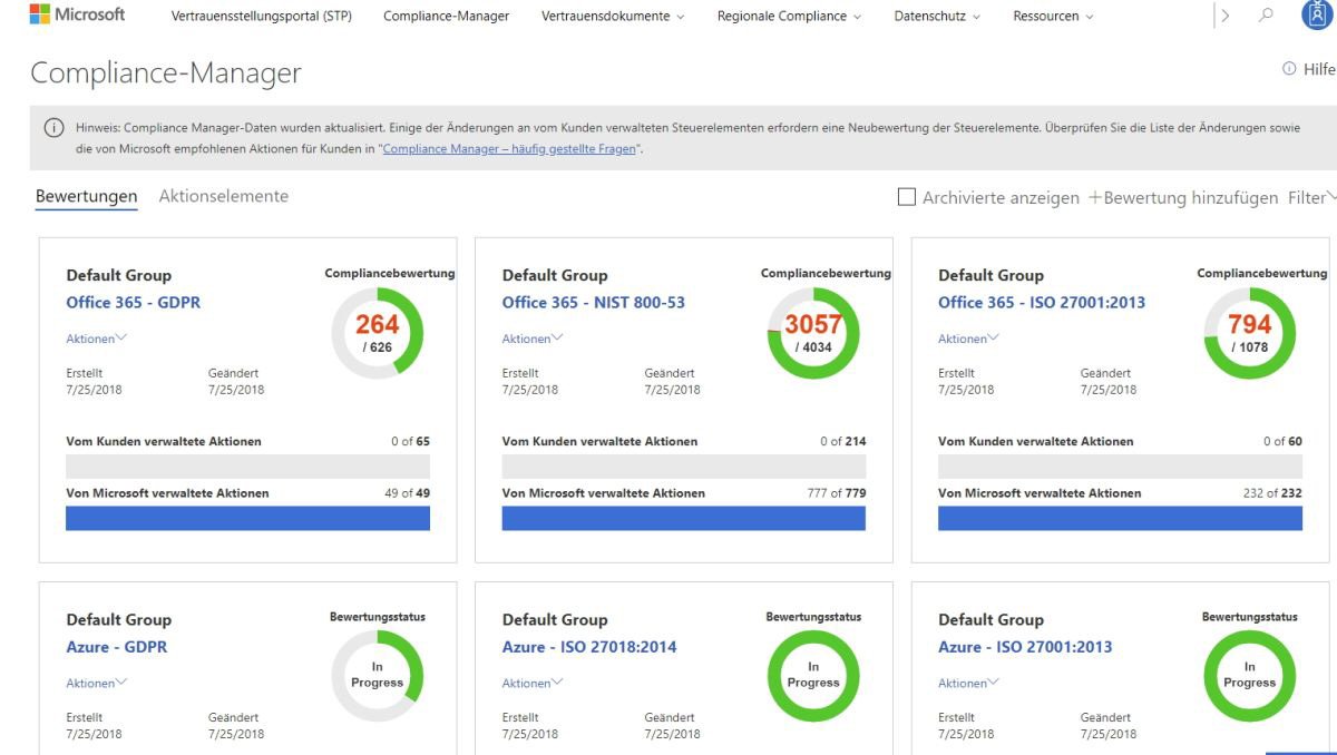 Compliance Manager für Office 365, Azure und Dynamics 365 | Computer Weekly