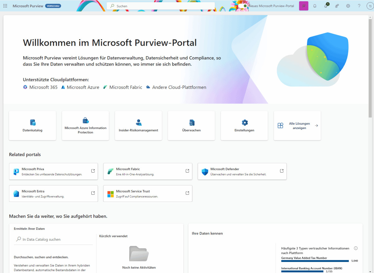 Microsoft Purview AI Hub: KI-Aktivitäten in der Firma verwalten ...
