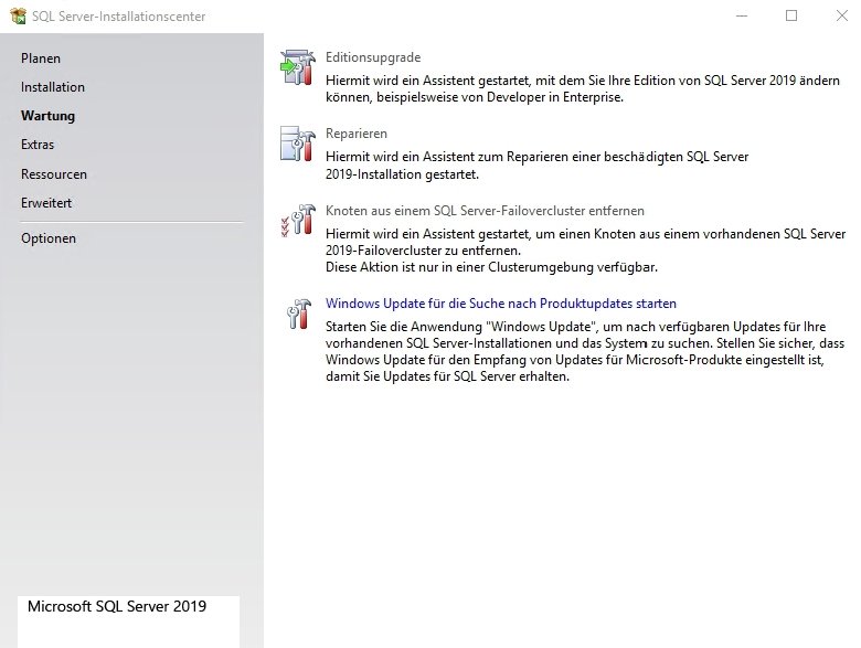 Die Installation von SQL Server 2019 planen und starten