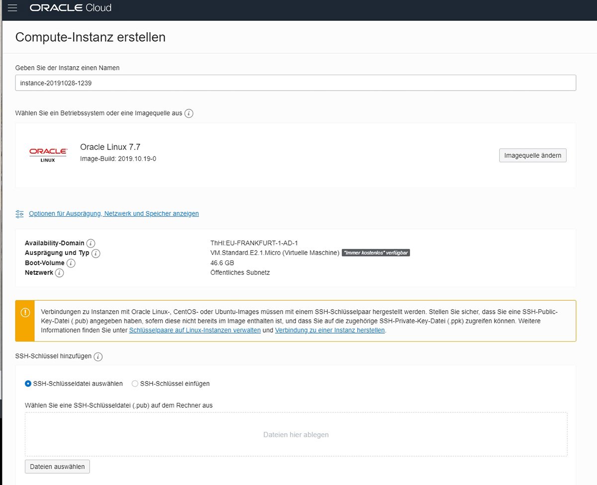 Cloud Free Tier: kostenlose Oracle Cloud-Ressourcen nutzen | Computer ...