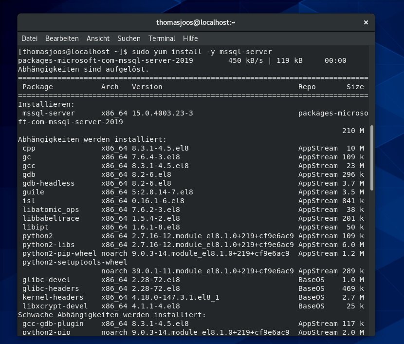 SQL Server 2019 in RHEL 8, Ubuntu oder CentOS 8 installieren | Computer Weekly
