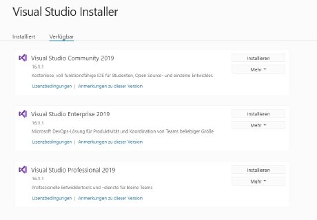 Visual Studio 2019 und Visual Studio Code kostenlos nutzen