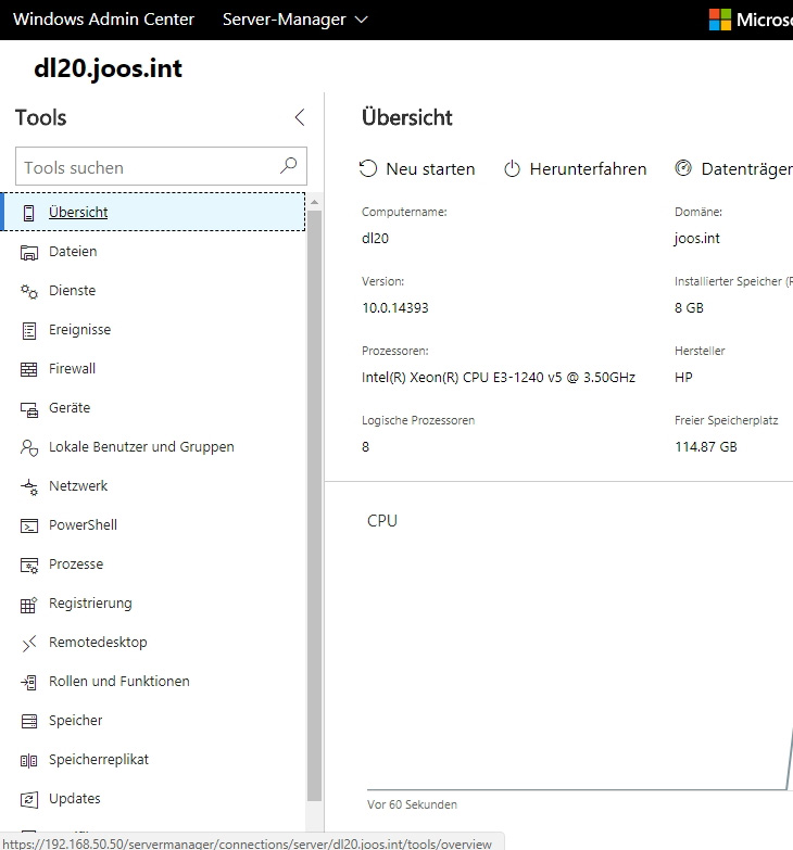 Windows-Server mit dem Windows Admin Center verwalten | Computer Weekly