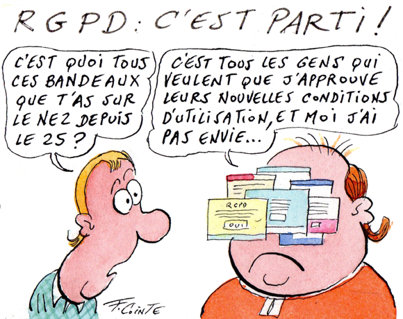 Les premiers jours du RGPD