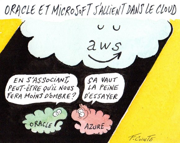 Oracle et Microsoft font ami ami dans le cloud