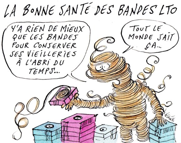 Les ventes de bandes LTO progressent toujours