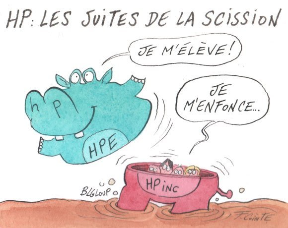 Résultats contrastés pour HP