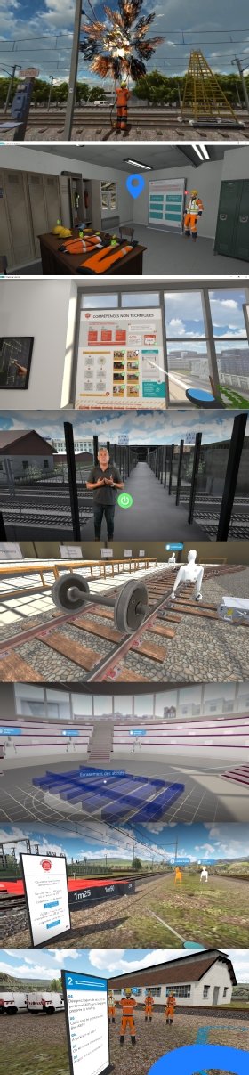 SNCF Réseau développe un « métavers industriel » au service de ses ...