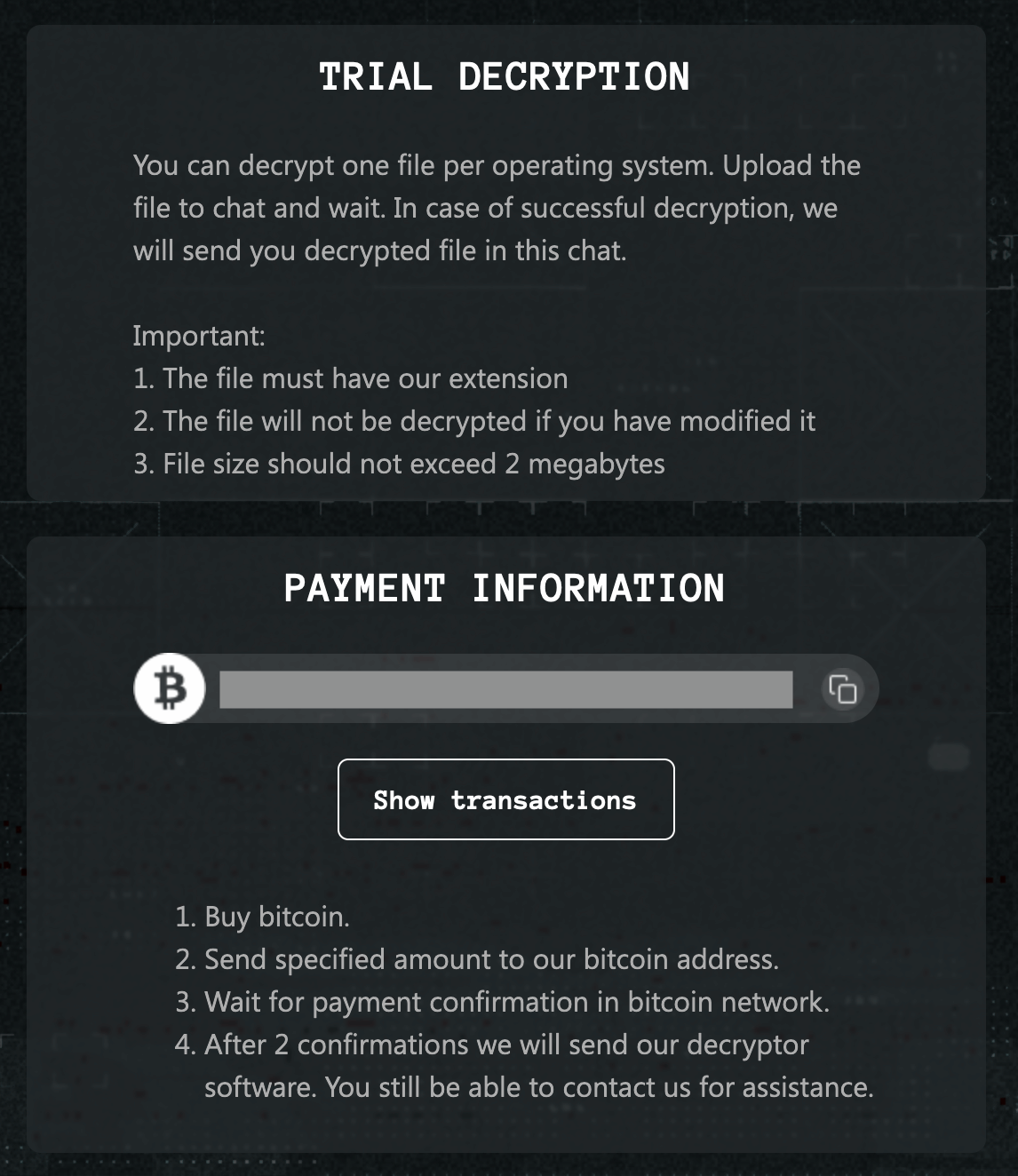 Ransomware : aperçu de l’interface de négociation de Qilin | LeMagIT