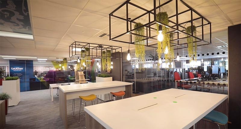 Collaborative and social the themes of vendor office designs | Microscope