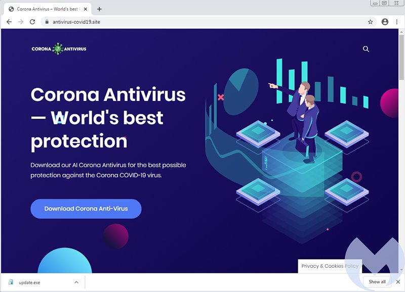 Fake antivirus site promises coronavirus protection, delivers trojan ...