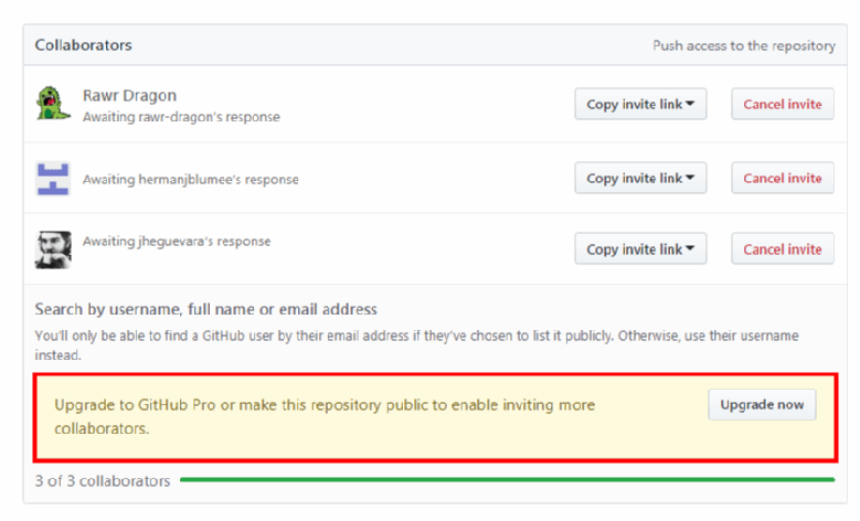Want a private GitHub repository? It comes with a catch