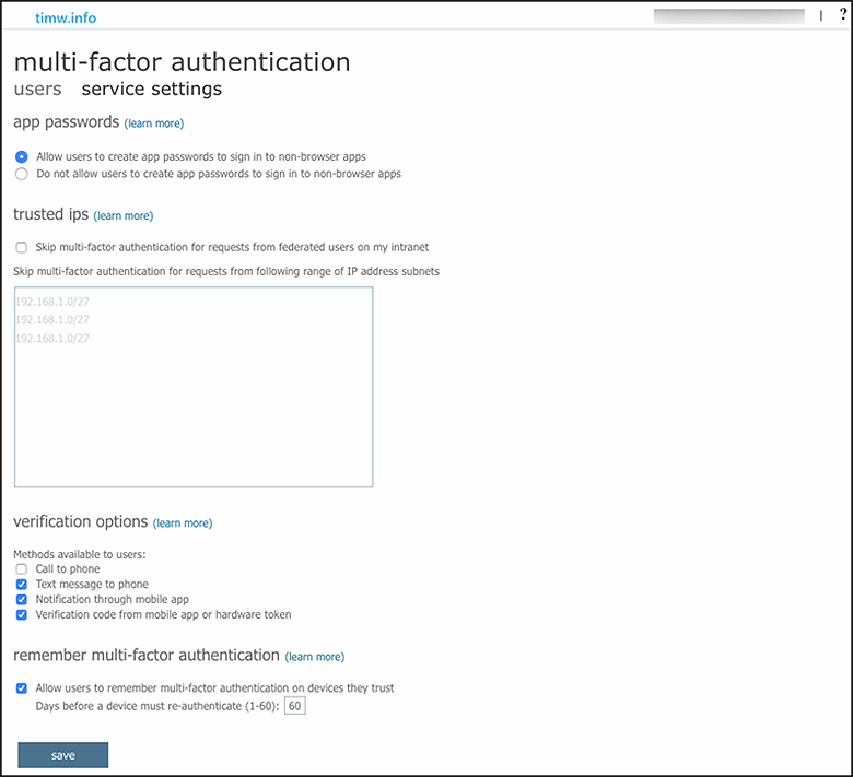 How to set up and enforce Azure multifactor authentication | TechTarget