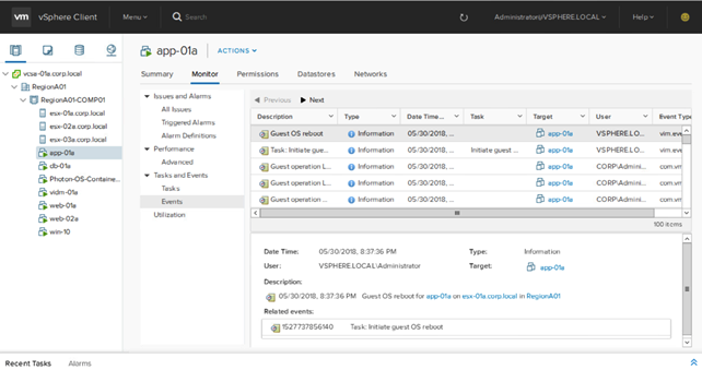 How do you enable centralized vCenter logging?