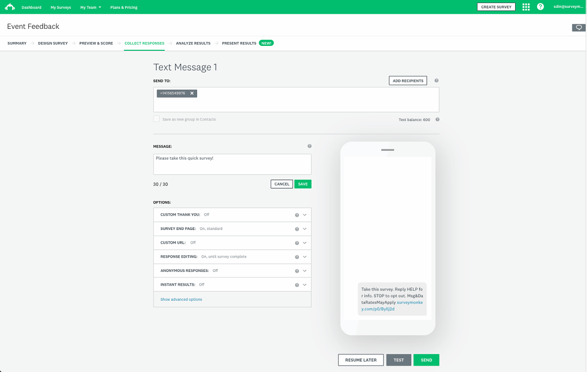 New SurveyMonkey SMS feature available for enterprise users | TechTarget