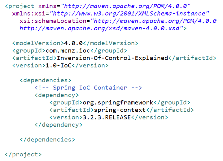 Ioc Example In Spring Inversion Of Control Explained Clearly And Quickly Theserverside