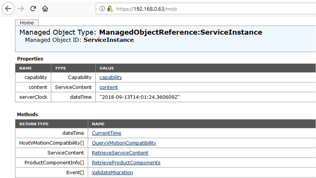 Access vCenter MOB and enable advanced troubleshooting | TechTarget
