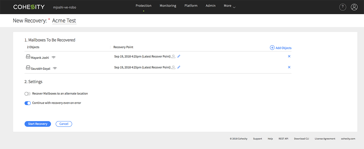 Cohesity backup further integrates with Azure and Office 365 | TechTarget