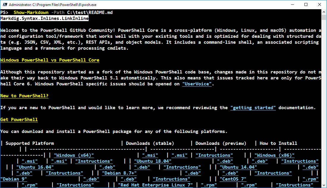 PowerShell Core 6.1 offers many small improvements | TechTarget