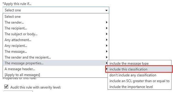 Set rules with Office 365 message classification | TechTarget