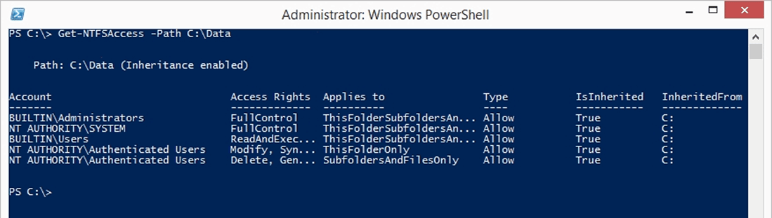 This PowerShell module takes control of NTFS permissions | TechTarget