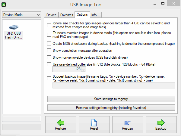 Using tools to back up and restore bootable USB device images | TechTarget