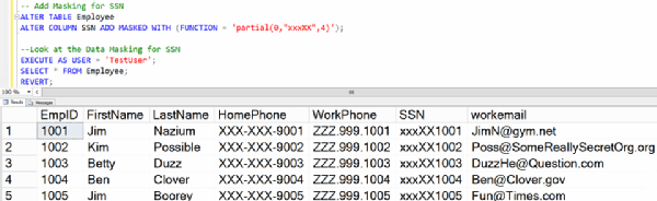 An introduction to SQL Server 2016 dynamic data masking