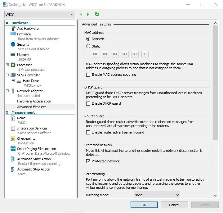 Customize a Hyper-V network adapter for security, performance | TechTarget Customize a Hyper-V network adapter for security, performance | TechTarget