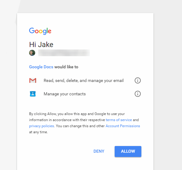Google Docs phishing attack grants attacker full Gmail access