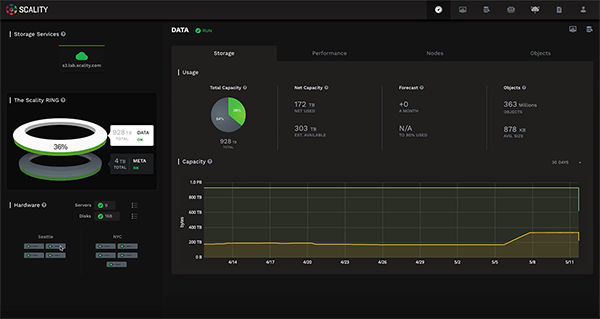 Scality storage update adds three-server option