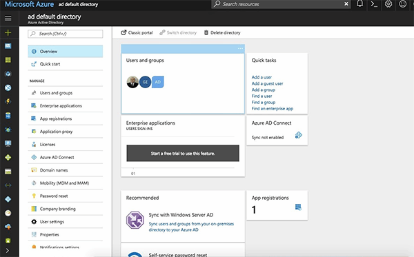 How to use Azure Active Directory differently than classic AD