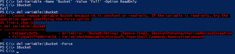 Constant and read-only PowerShell variables for admins who fear change | TechTarget