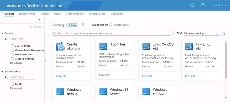 VMware vRealize 7.5, 7.6 offer key admin, user enhancements | TechTarget