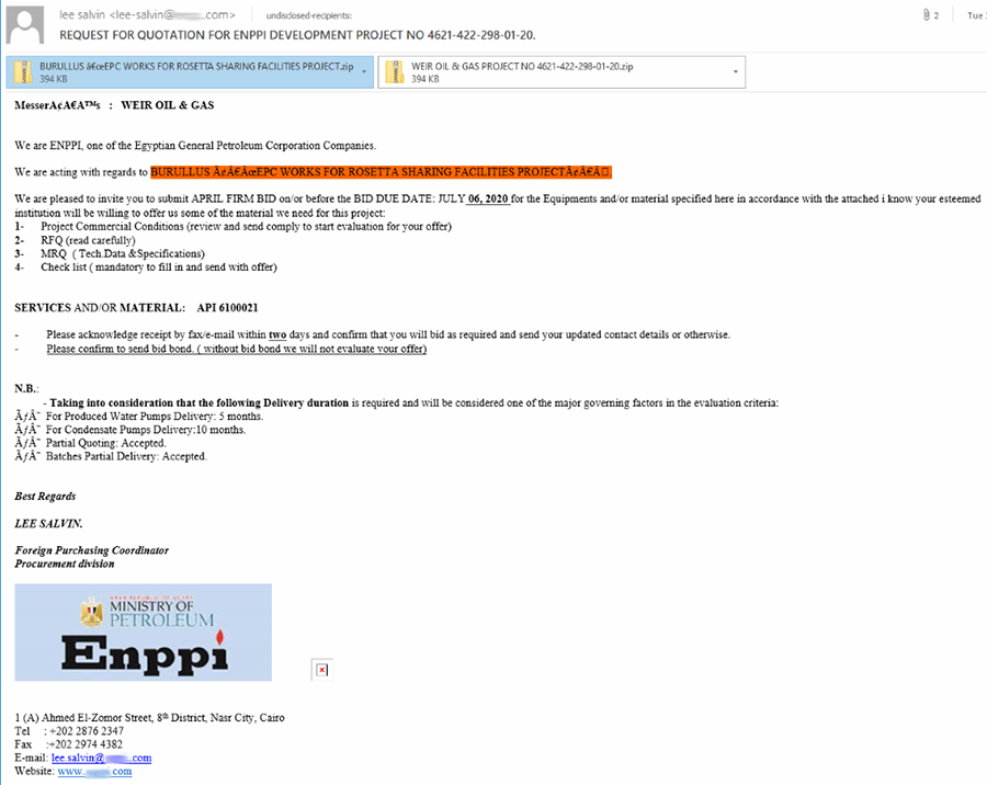 New spear phishing campaign targets oil and gas industry | TechTarget