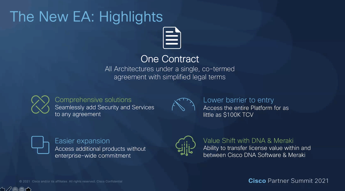 Cisco ofrece todo su portafolio bajo un único Acuerdo Empresarial nuevo ...