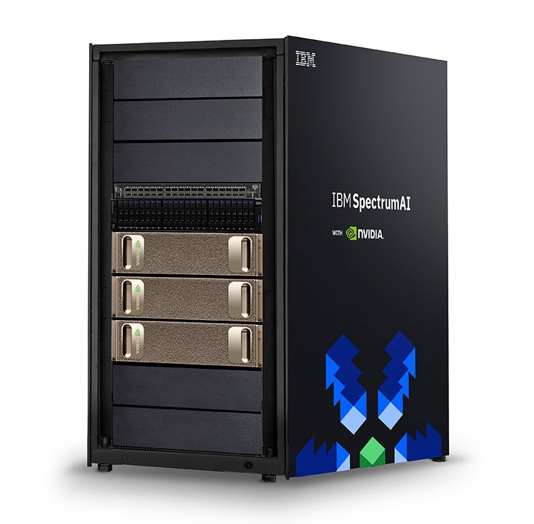 新しいIBM AI リファレンス アーキテクチャは Nvidia スーパーコンピューターを使用