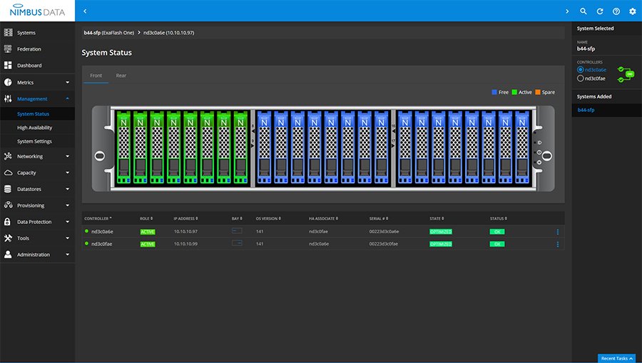 Nimbus Data shows off flashy OS upgrades with ExaFlash One | TechTarget